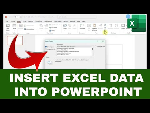 How to Insert EXCEL DATA into POWERPOINT Slides (Keep Formatting)