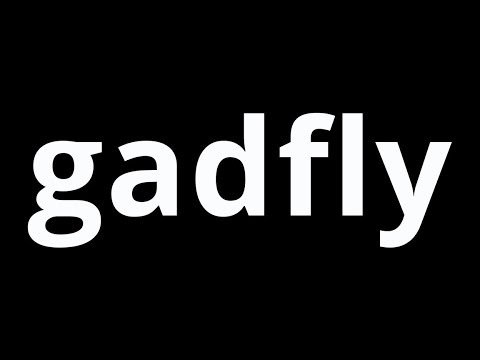 Video Word Of The Day - Gadfly