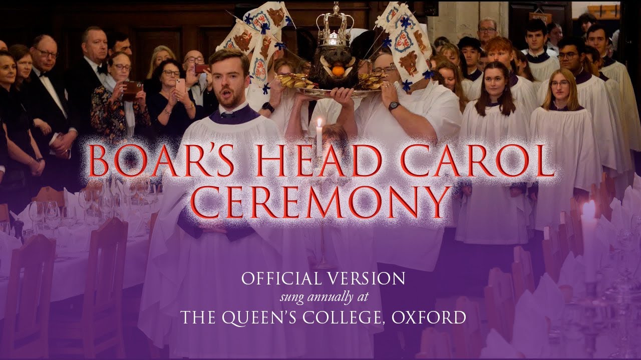 Boar's Head Carol Ceremony | Official Version | The Queen's College Oxford