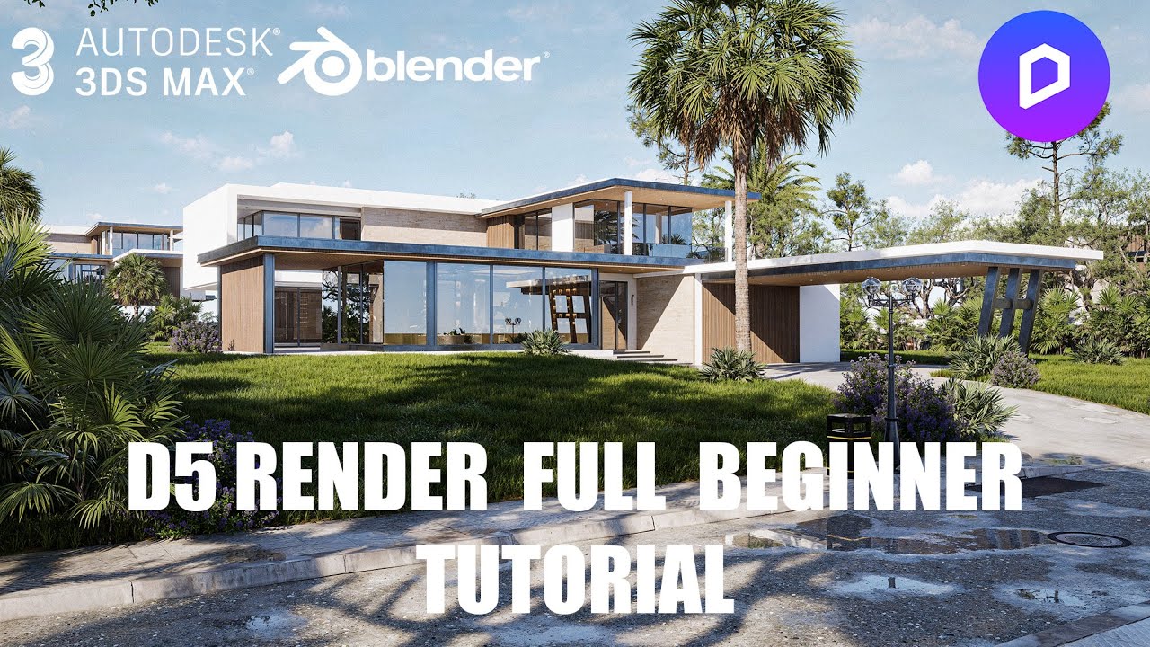 D5 Render - Full Beginner Tutorial And Overview With Blender
