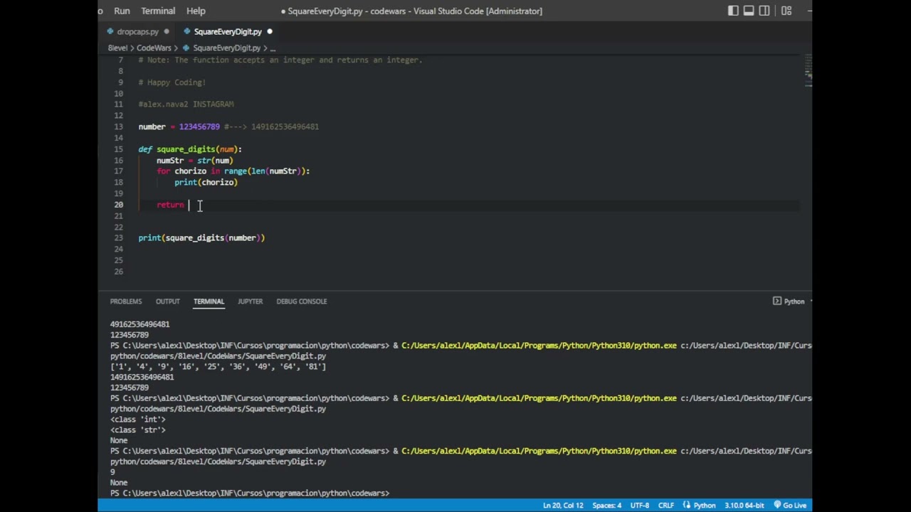 Ejercicio 5 - Codewars - Python
