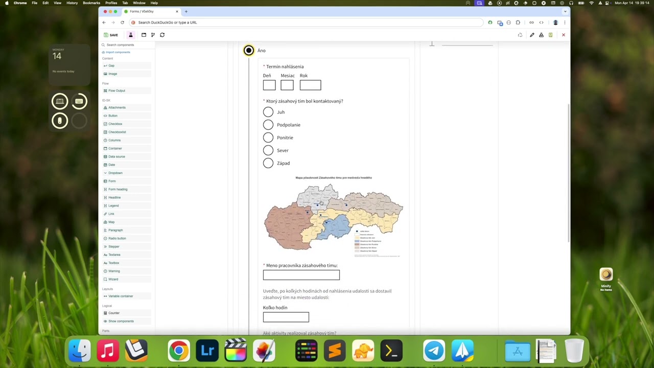 Reporting Bear Damage with Total.js UI Builder