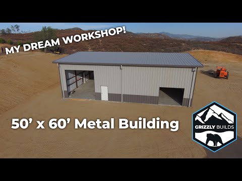 Building my dream workshop - 50x60 metal building
