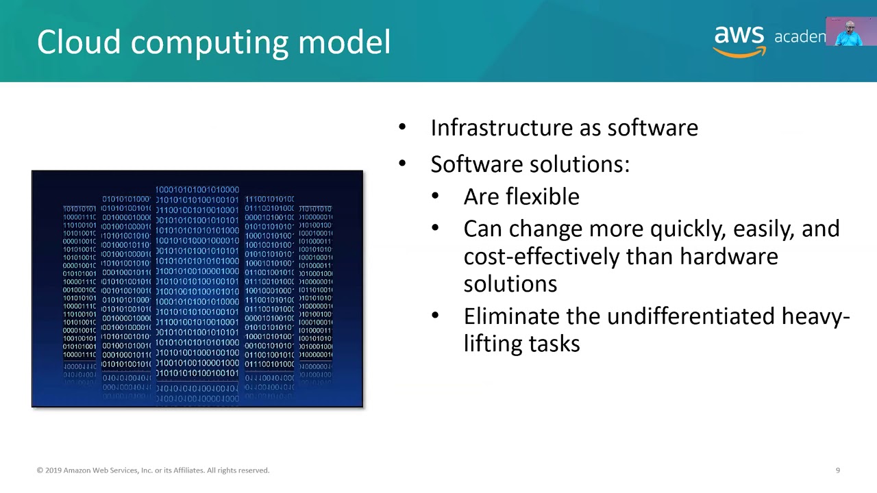 What is the difference between a cloud computing model Vs a traditional computing model