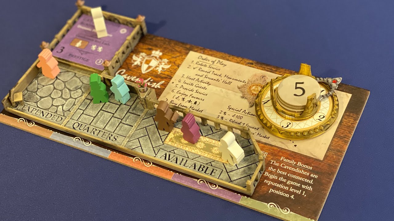 Obsession Unofficial Player Board Upgrades by BoardGameWow on Etsy