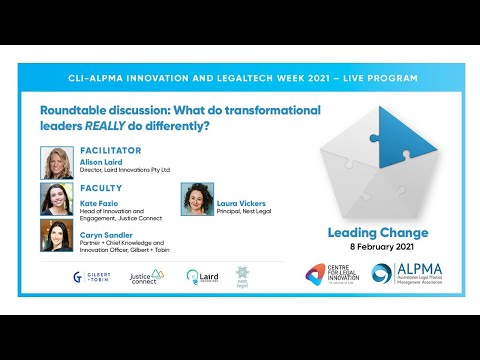 Roundtable discussion: What do transformational leaders REALLY do differently?