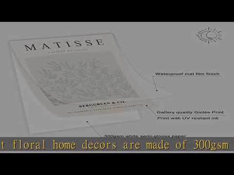 Habseligkeit Sage Green Master Wall Art Prints, Abstract Matisse Wall Art Exhibition Posters, Vinta