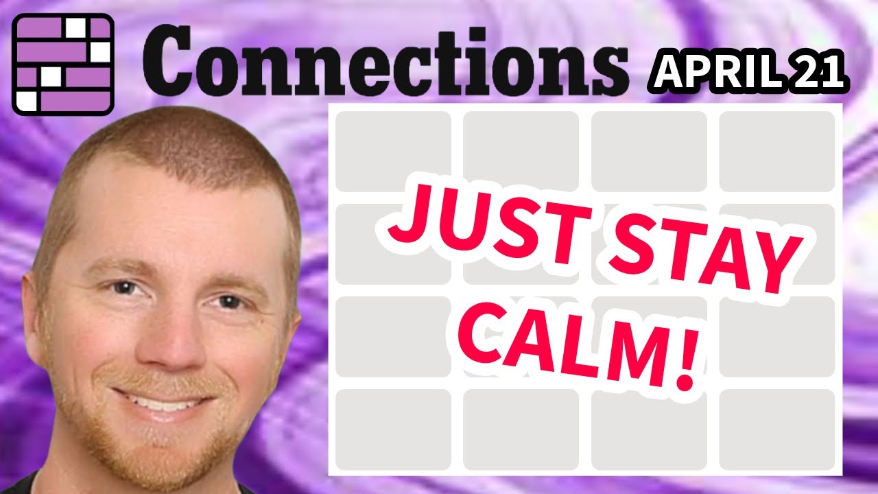 Taking your advice for today's Connections | Connections #1045 (April 21 2026)