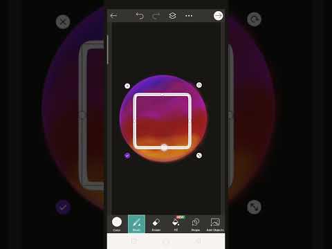 #instagram logo creat by PicsArt π±π±π±/ #shorts #viralvideo @instagram