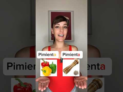 Learn Spanish vocabulary! Masculine vs feminine ❤️🇪🇸#learnspanish #spanishclasses #spanish