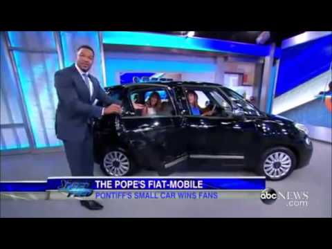 2016 Fiat 500L vs the 6'5" Michael Strahan