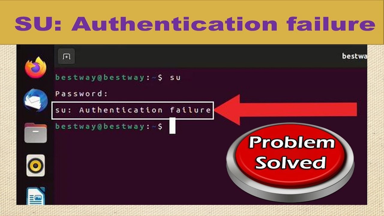 FIX |  SU Authentication Failure