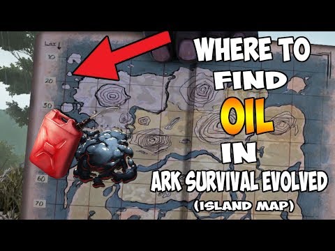 BEST Place To Find OIL In Ark Survival Evolved (Island Map)