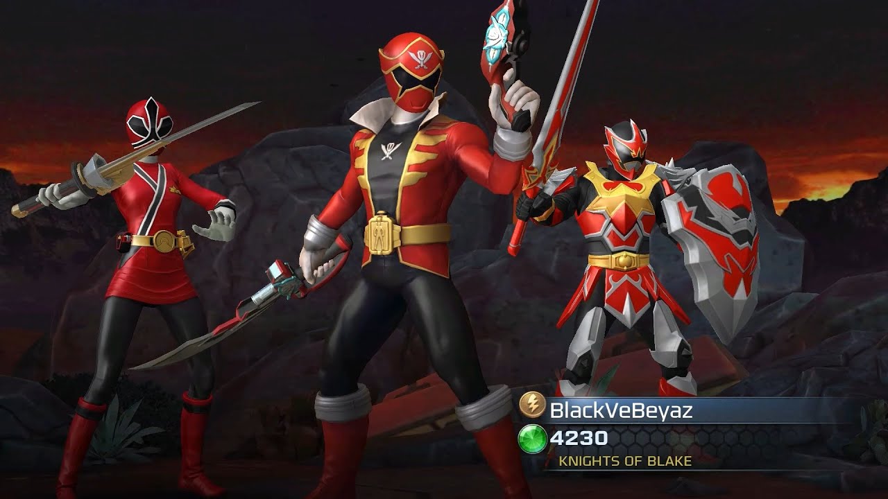 Forever Red Troy Burrows Süper Megaforce Red Power Rangers Legacy Wars Gameplay