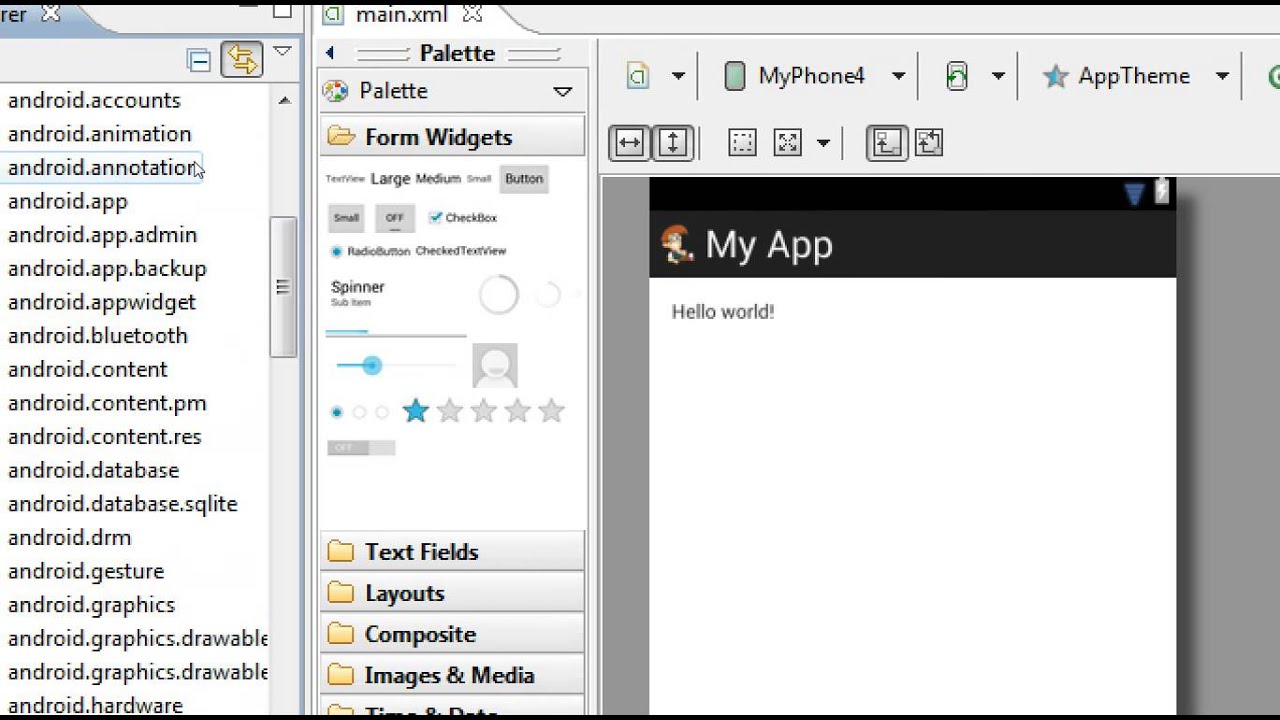 Android Tutorial 3 : Introduction to Eclipse