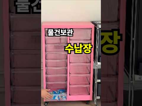 공간활용도가 뛰여난 수납장