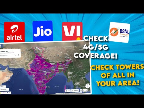 Jio, Airtel, VI, BSNL Network Coverage Maps are Liveπ₯: Check 4G/5G Availability in Your Area Online!