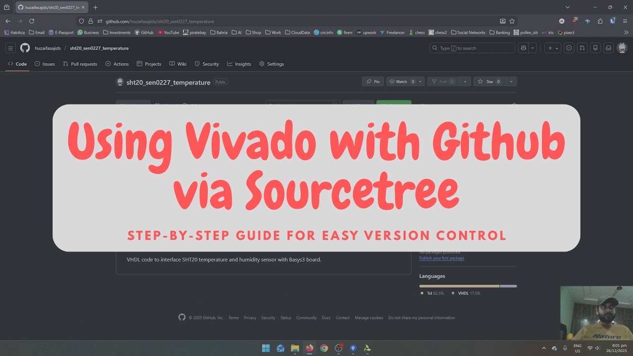 How to push your Vivado projects to Github (using sourcetree)