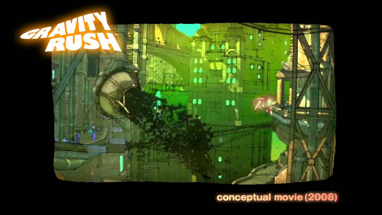 Gravity Rush Early Concept Video
