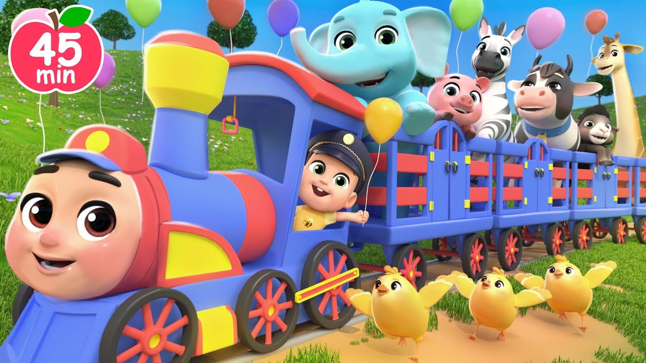 Train Choo Choo Song | Find the Animal + More Lalafun Nursery Rhymes & Kids Songs