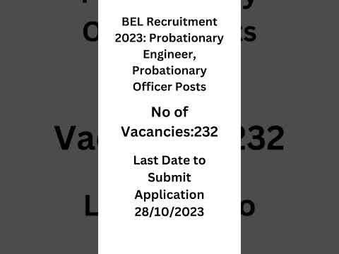BEL Recruitment 2023