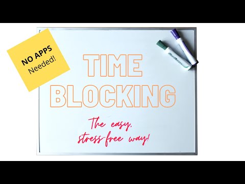 How to Time Block (Without the Apps)