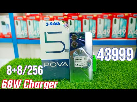 TECNO Pova 5 Pro 5g 8/256 GB Unboxing rivew and Camera test