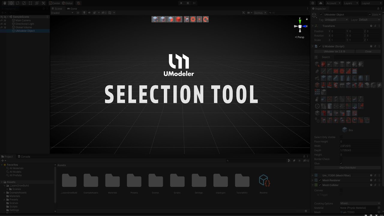 UModeler Essentials - Selection Tools