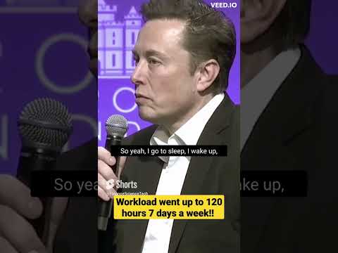 Twitter makes Elon Musk work 17 hours a day... CRAZY!