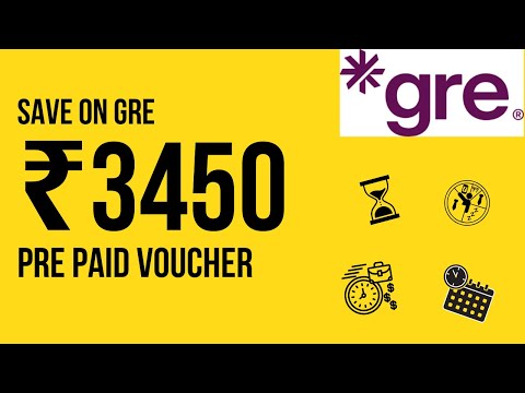 GRE Discount Code For 2025 - Latest Voucher | Save INR 3450 | Pre-paid Vouceher