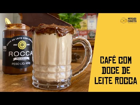 Café com Doce de Leite Rocca e chocolate meio amargo