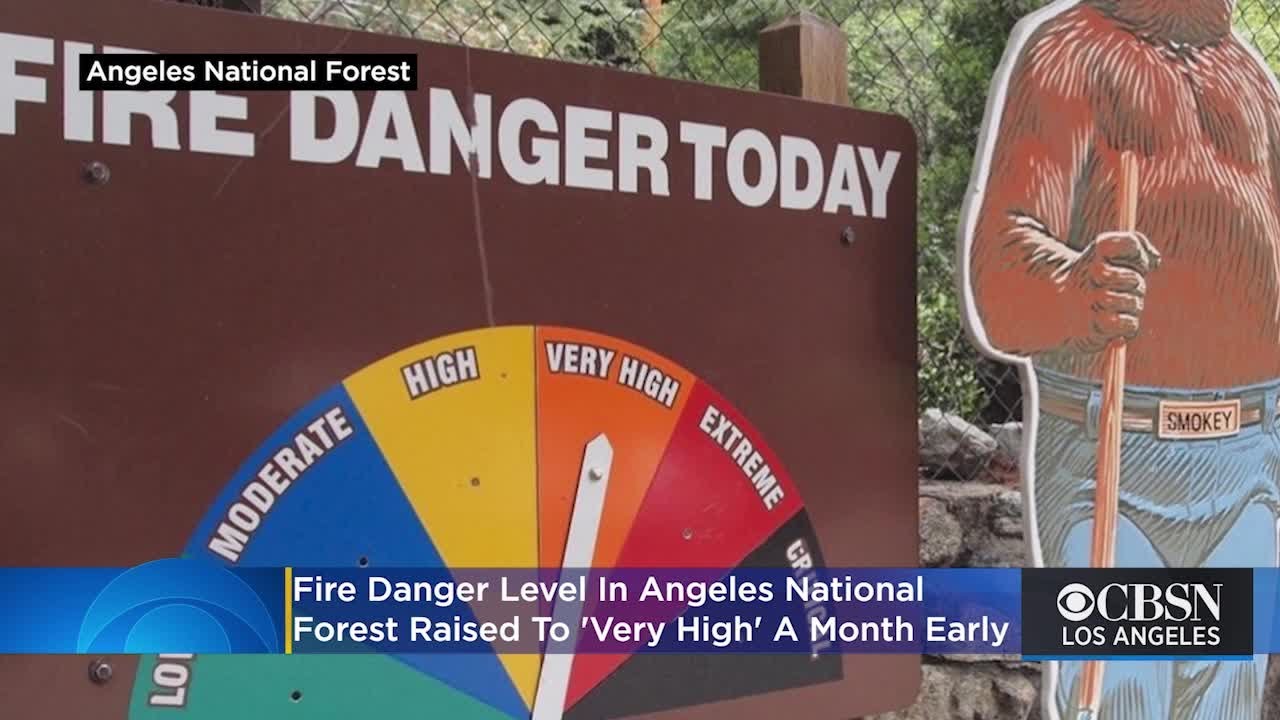 Fire Danger Level In Angeles National Forest Raised To 'Very High' A Month Early