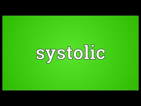 Systolic Meaning