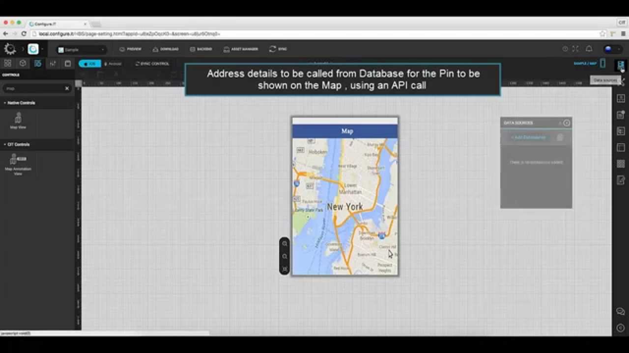 How to configure Map view
