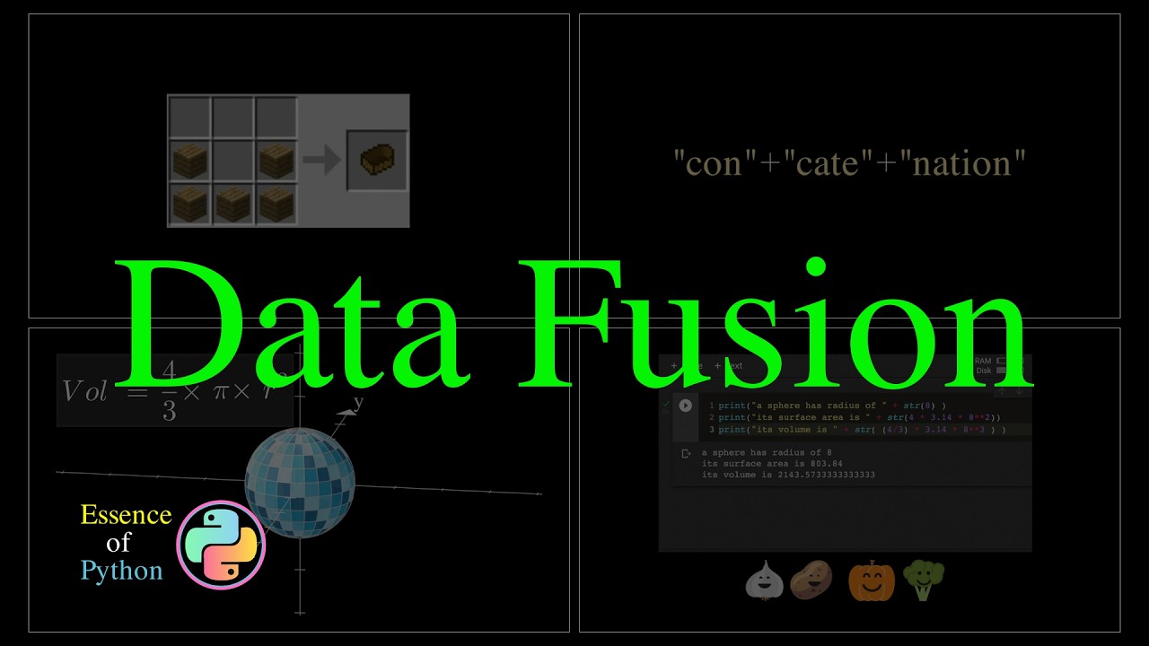 Data Fusion | Essence of Python, Chapter 1