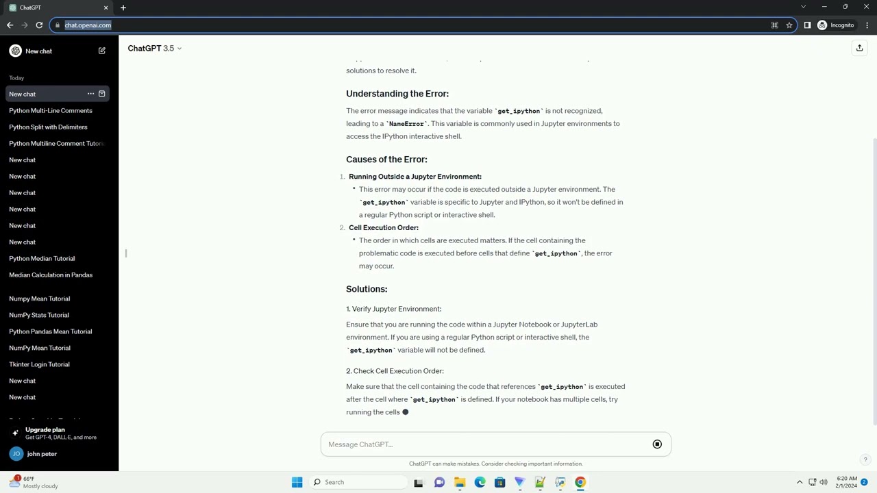 name get ipython is not defined