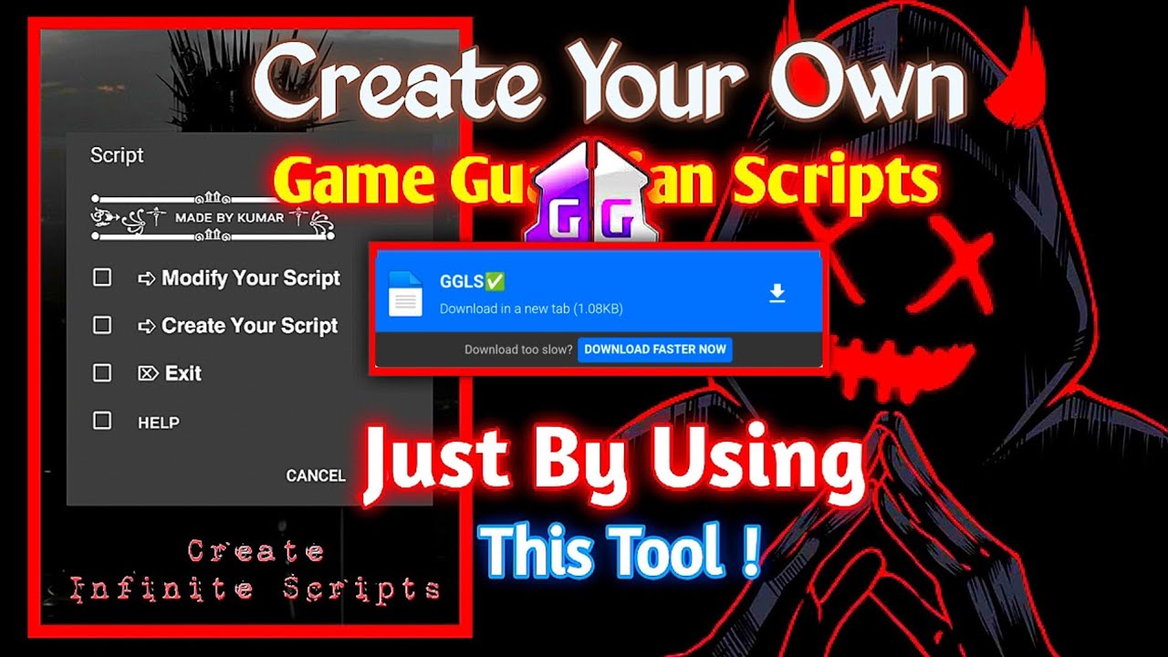 How To Make Lua Scripts In Game Guardian | NITHISH official© | #gameguardian #luascripting