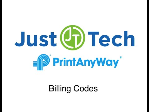 PrintAnyWay Billing Codes