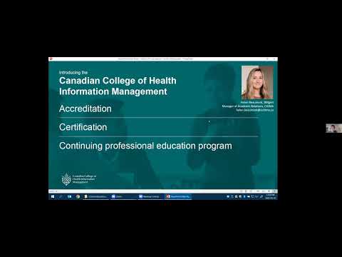 Information Session: Graduate Certificate in Health Terminology Standards.