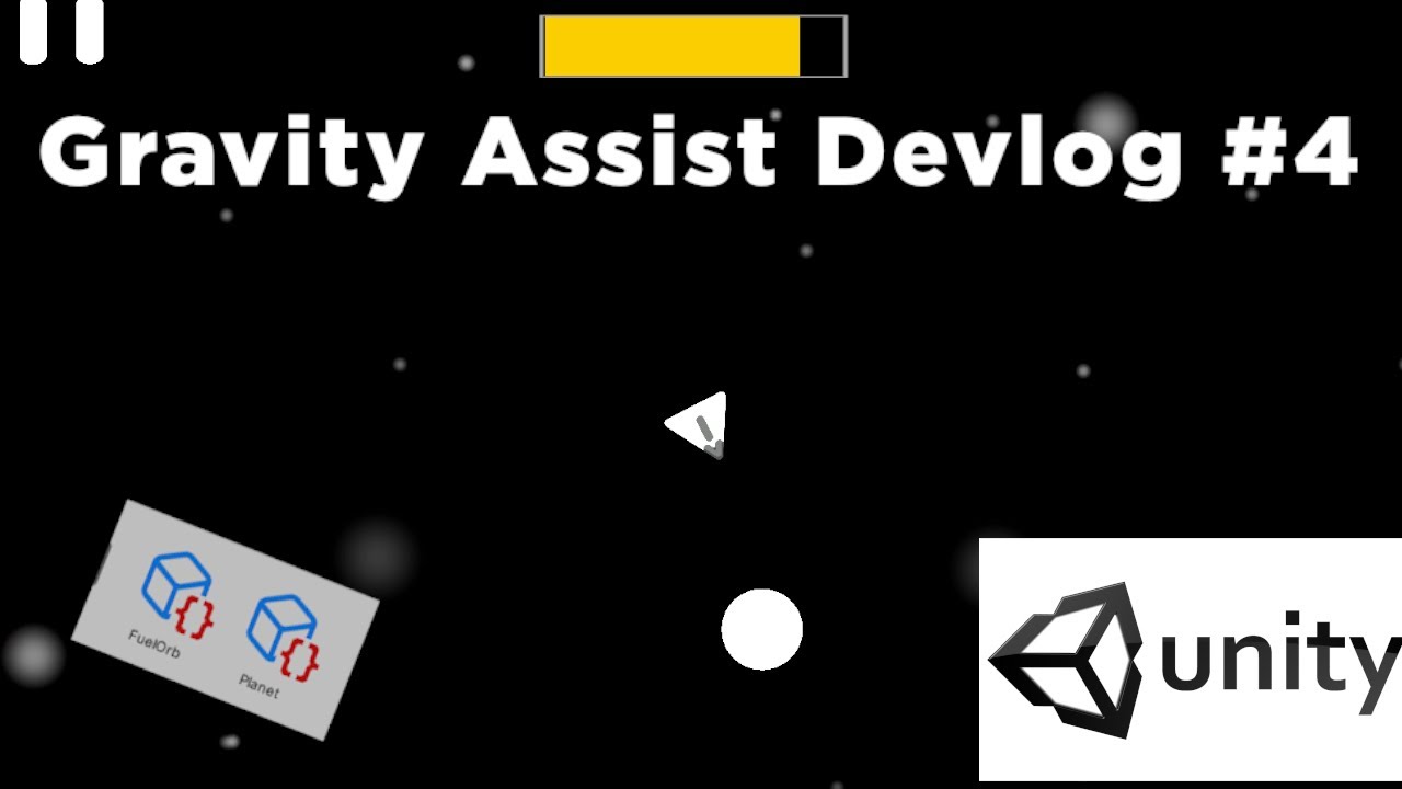 Gravity Assist Devlog #4 - Random Planets, Fuel, and Menus!