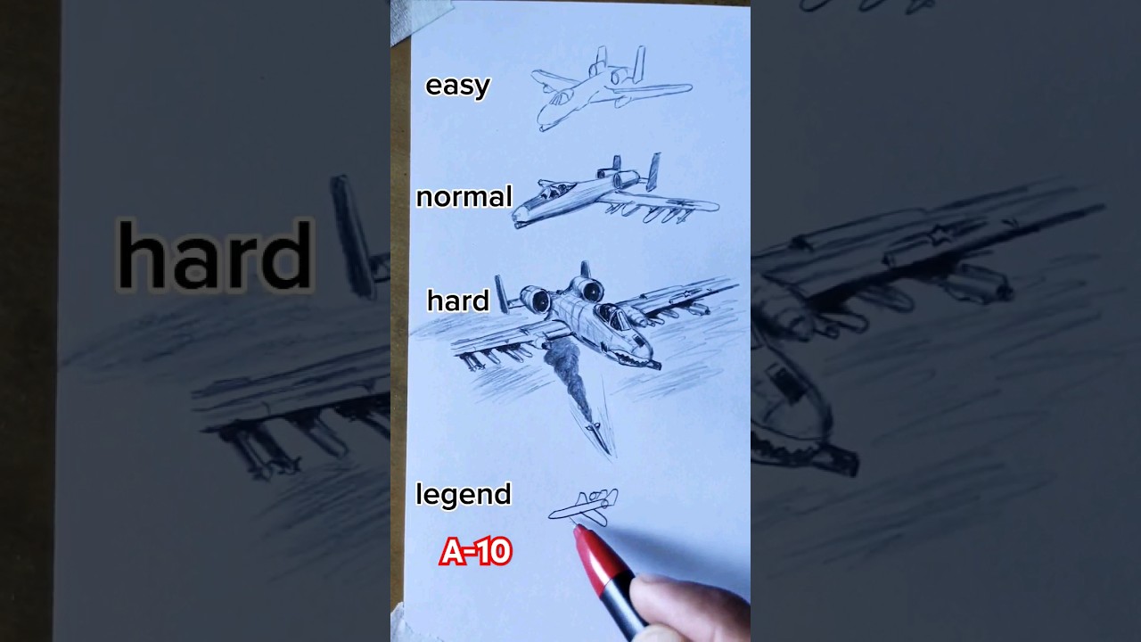 A-10 drawing #sgart #drawing #art #a10