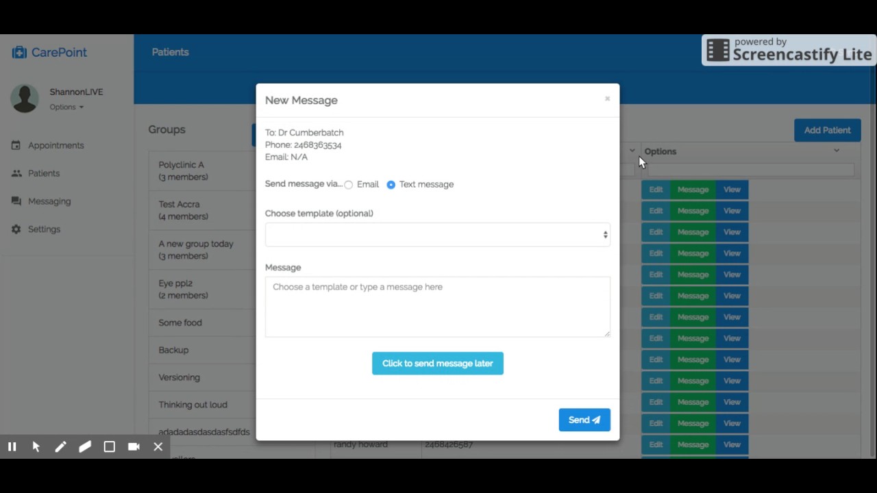 CarePoint Quick Walkthrough
