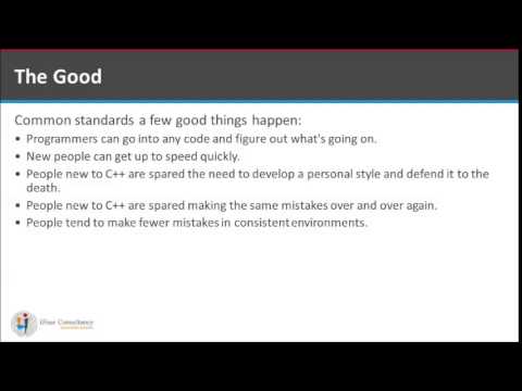 Need of coding standards
