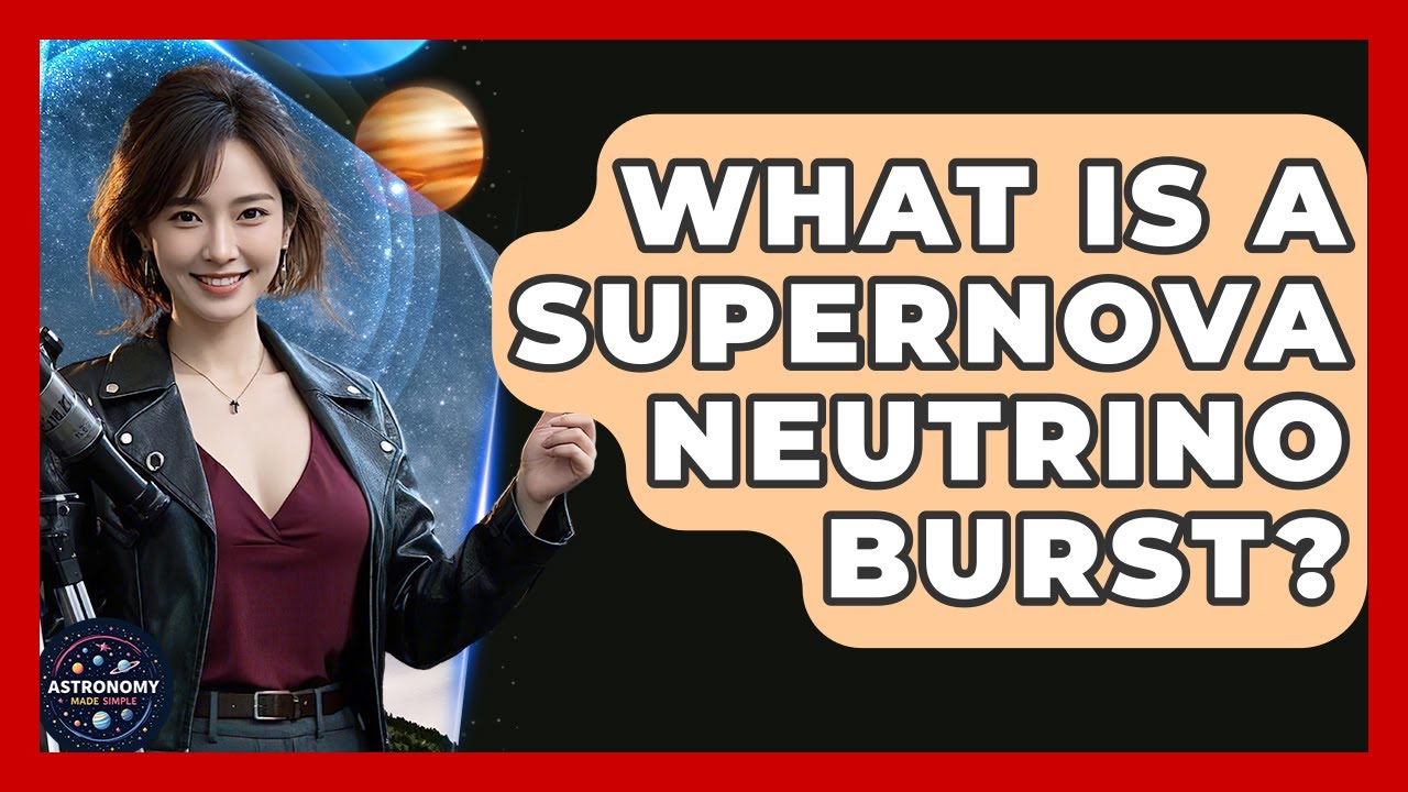 What Is A Supernova Neutrino Burst? - Astronomy Made Simple