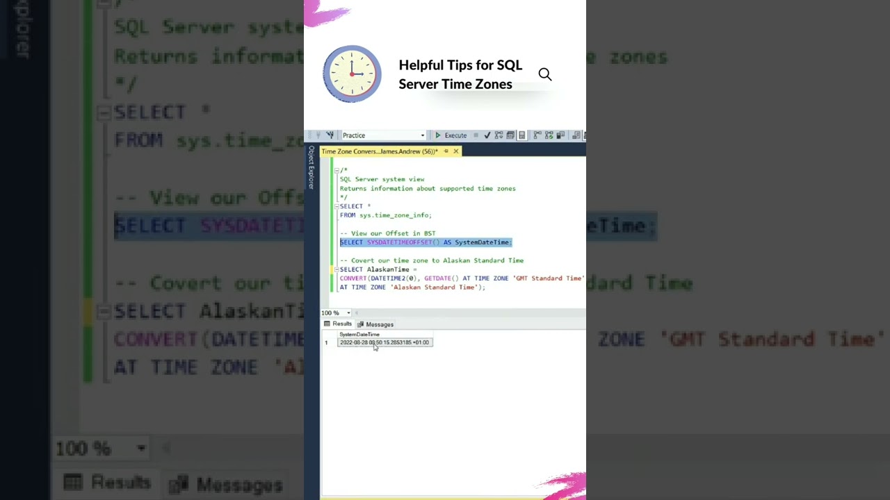 ⏱📈 Helpful Tips for SQL Server Time Zones