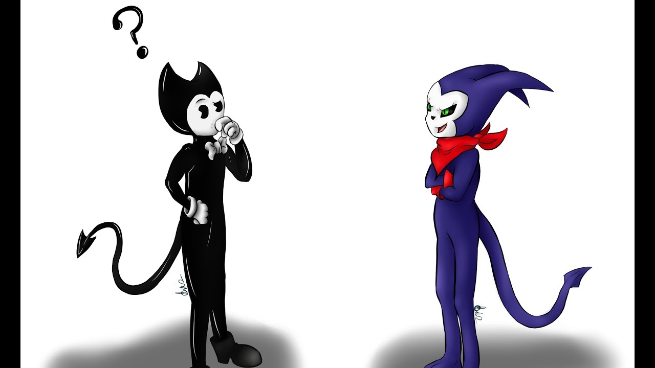 Bendy meets Impmon SpeedPaint