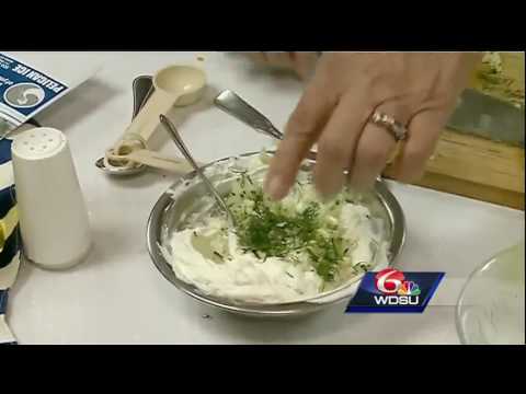 How to make the Tsaziki DIp from the Greek Festival