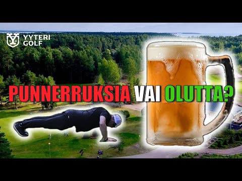 Tuplabogey = Punnerrus, Birdie = Olutta - Yyteri Golf Challange