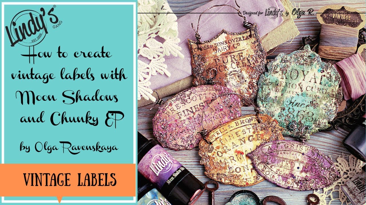 How to Create Vintage Labels by Olga Ravenskaya