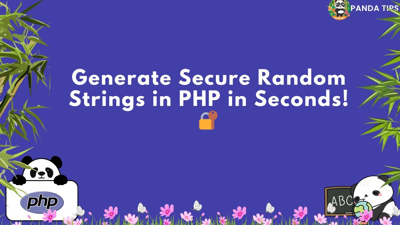Generate Secure Random Strings in PHP in Seconds! 🔐